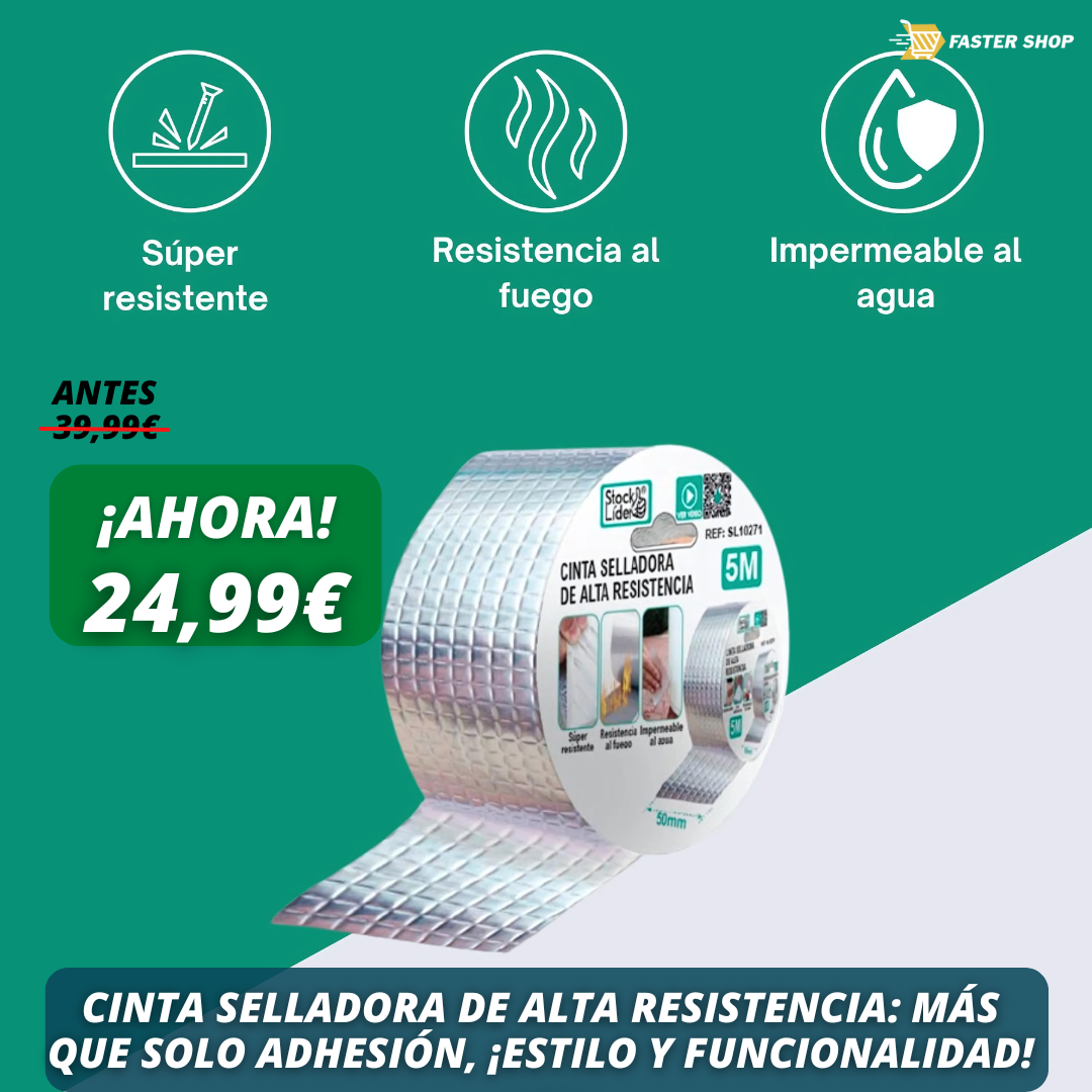 Cinta selladora de alta resistencia FortiSeal – FASTER SHOP